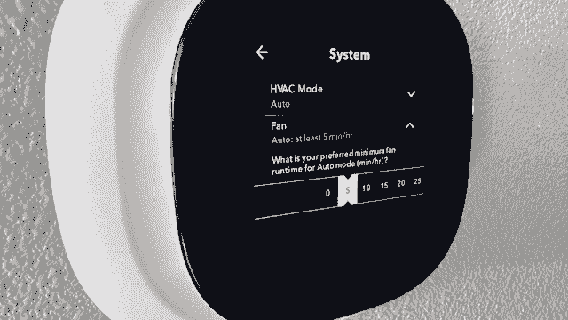 What is the Recommended Minimum Fan Runtime for Ecobee?